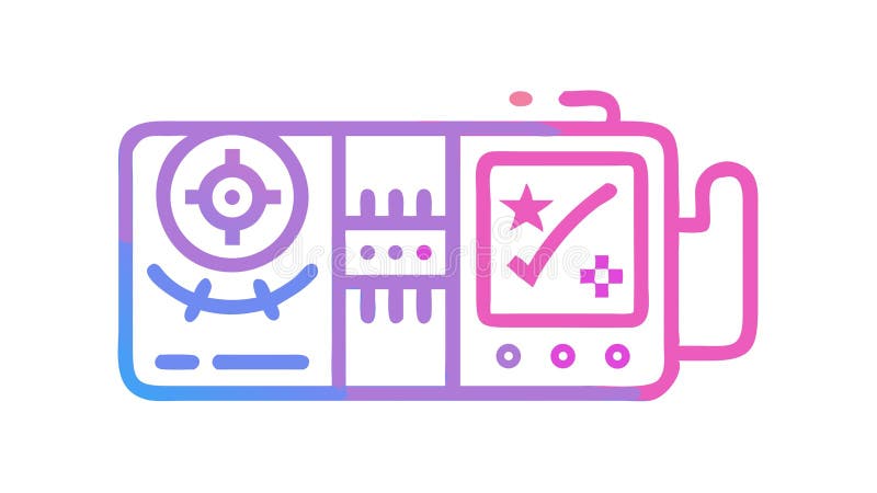 Control Panel System Status Icon: Diagnostic Interface, Vector Design ...