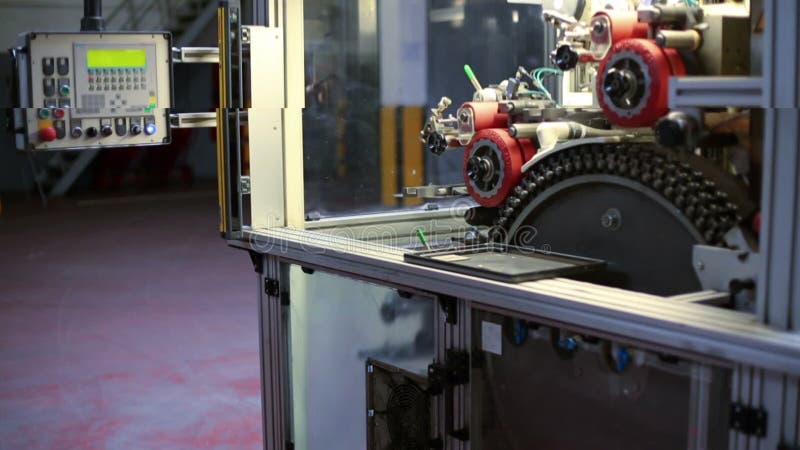 Control Panel of Tampoprint Machine in the Stock Video - Video of ...