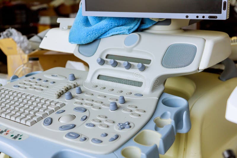 Control Panel Ultrasound Examination of Medical Equipment Stock Image ...