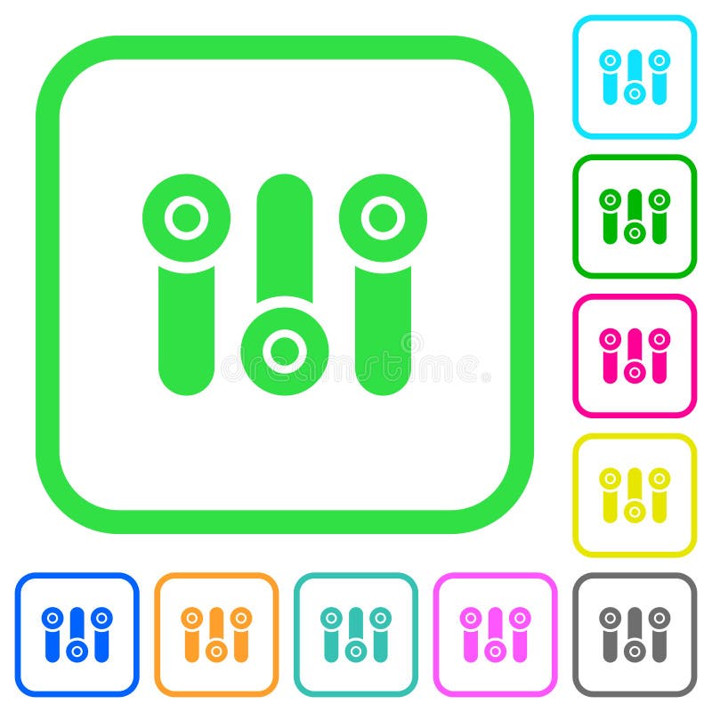 Control Panel icons stock vector. Illustration of designed - 3686475