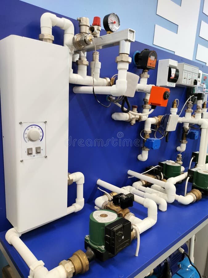 The Control Panel of the Water Supply System, with Switches and ...