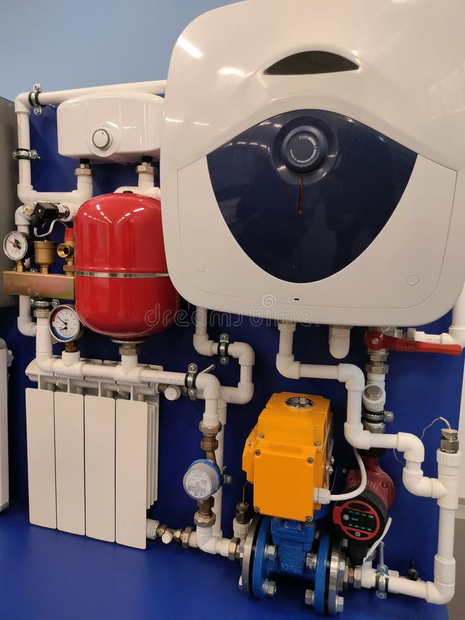 The Control Panel of the Water Supply System, with Switches and ...