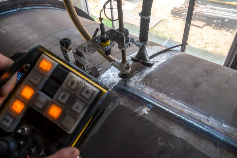 The Control Panel. the Welder Controls the Submerged Arc Welding ...