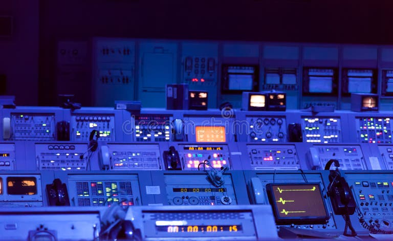 Control Panels Underground Bunker Stock Photo - Image of measurement ...