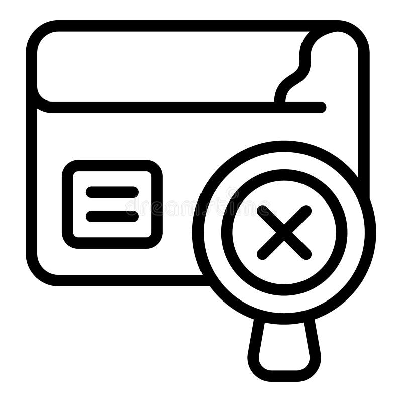 Control Parcel Icon Outline Vector. Product Quality Stock Illustration ...