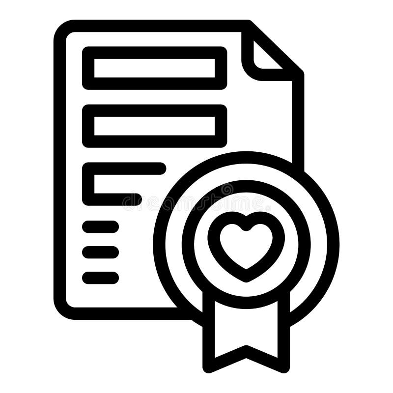 Control Pass Icon Outline Vector. Passport Vaccine Stock Vector ...