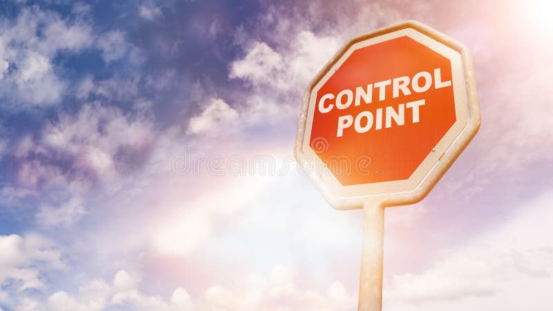 Control point symbol stock illustration. Illustration of material ...