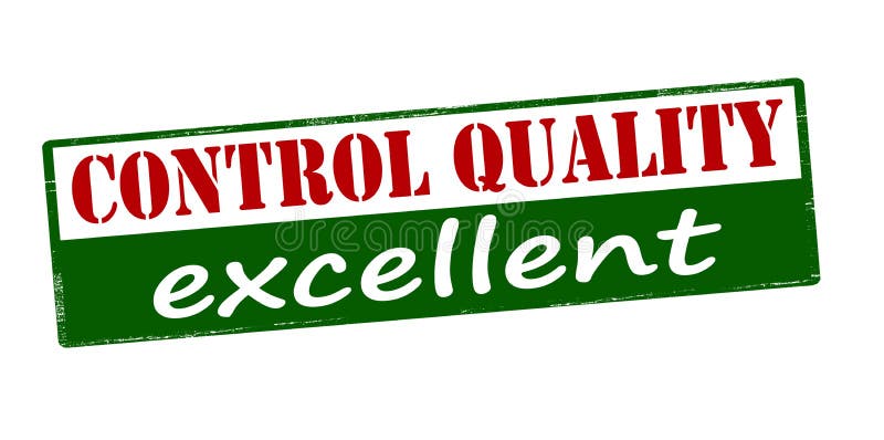 Control quality excellent stock illustration. Illustration of control ...