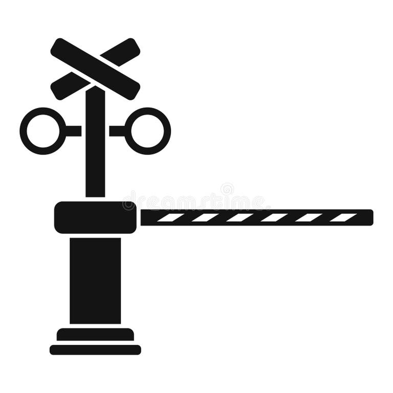 Control Rail Barrier Icon Simple Vector. Direction Control Stock Vector ...