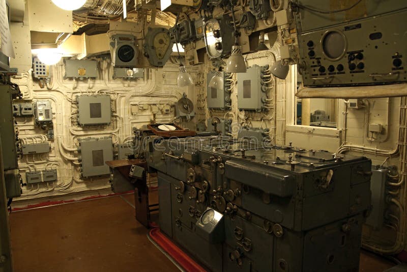 A Control Room Aboard the Belfast Editorial Stock Image - Image of ...