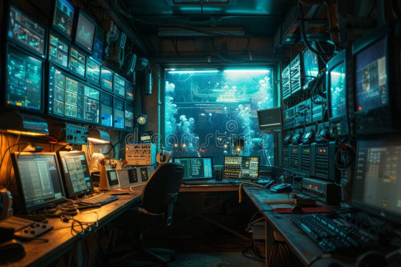 The Control Room Controls the Work of Divers and Systematizes Processes ...