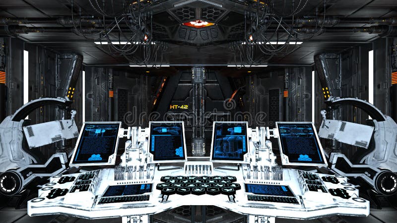 Control room stock illustration. Illustration of room - 69381046