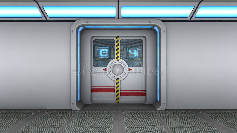 Control room door stock illustration. Illustration of technology - 63431468