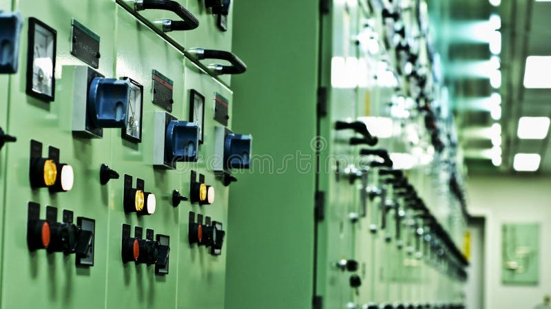 Control Room of an Extra Large Ship Stock Photo - Image of gauges ...