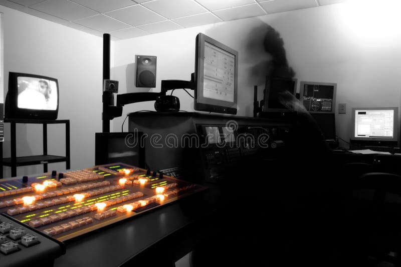 Control Room Ghost stock image. Image of catastrophic, cables - 134671