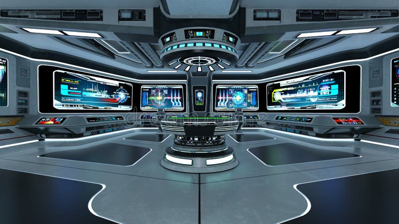 Control room stock illustration. Illustration of spaceship - 58370763