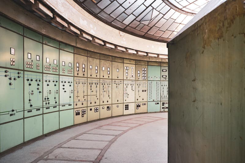 Control Room In Old Power Station Editorial Image Image Of Plant Instrument 151099200