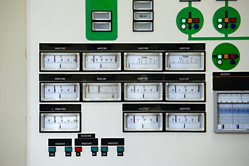 Control Room stock image. Image of analogue, meter, board - 40022323