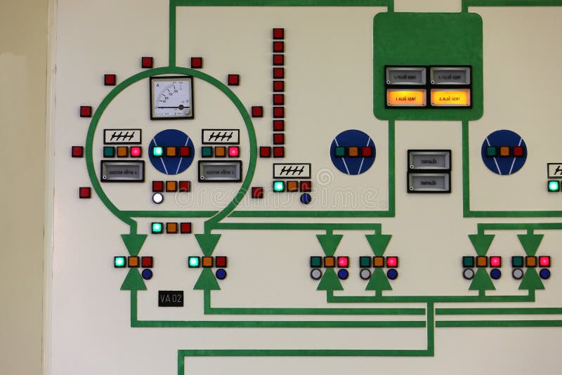 Control Room stock photo. Image of interior, meter, factory - 45799366