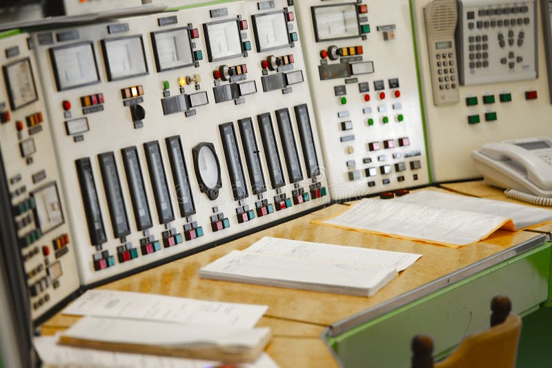 Control Room stock image. Image of gauge, interior, high - 52679357