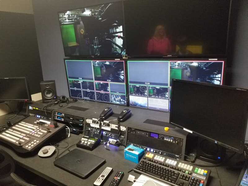 Television Production Technology Stock Image - Image of display ...