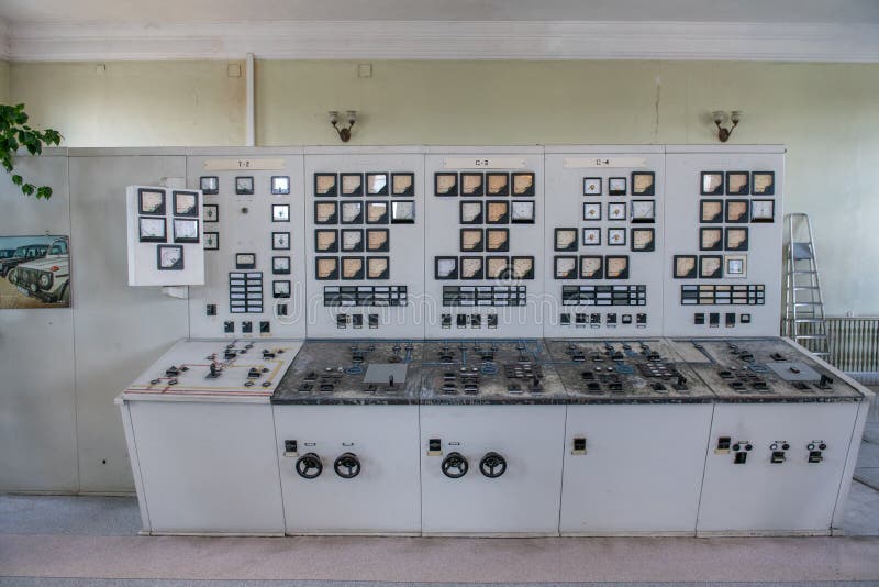 Control Room To Process in Steam Power Plant Stock Image - Image of ...