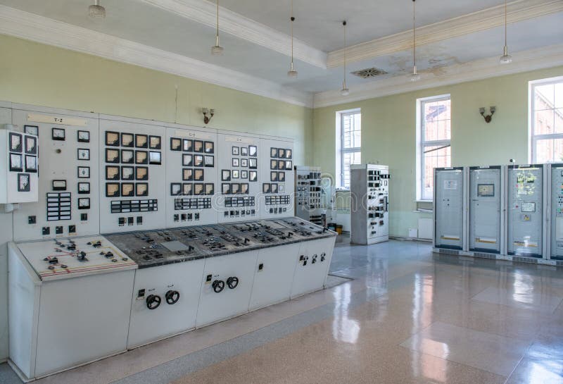 Control Room To Process in Steam Power Plant Stock Image - Image of ...