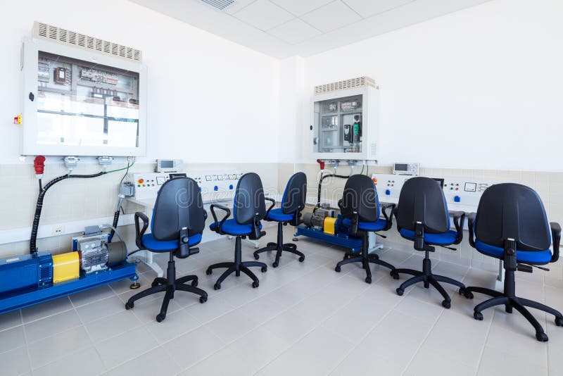 Control Room with Various Instruments Stock Image - Image of crime ...