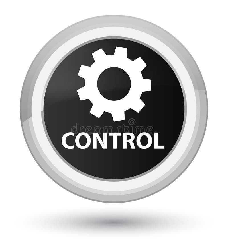 Settings Prime Black Round Button Stock Illustrations – 7 Settings ...