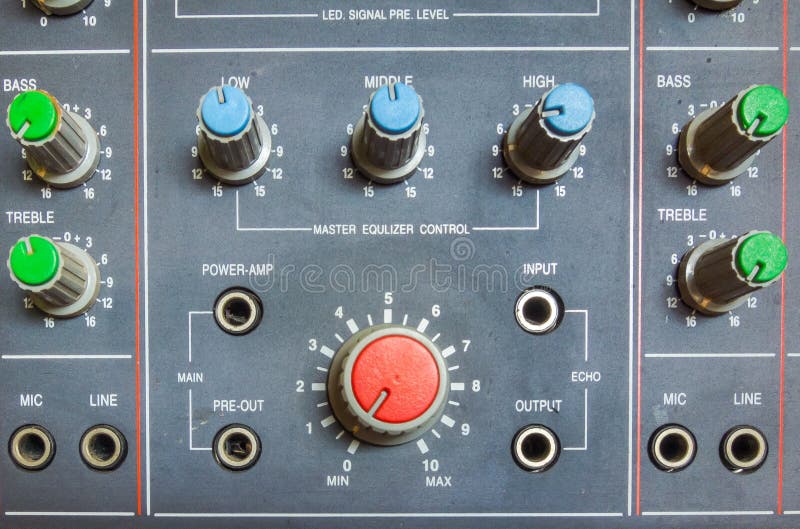 Control sound stock photo. Image of amplify, buttons - 67374836