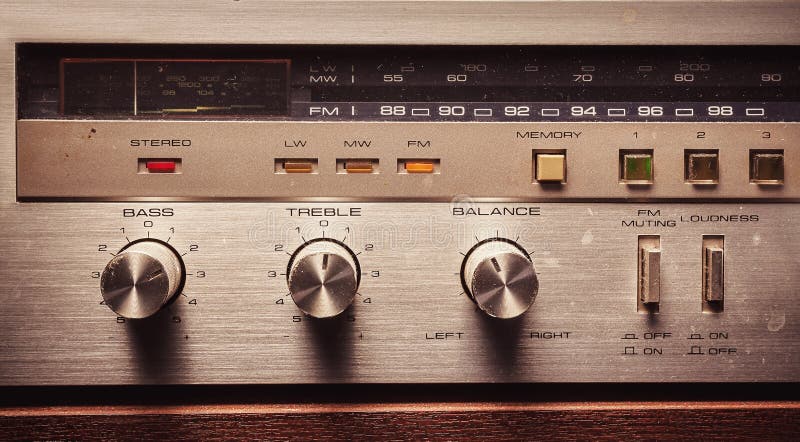 Am radio receiver stock image. Image of band, object - 36773107