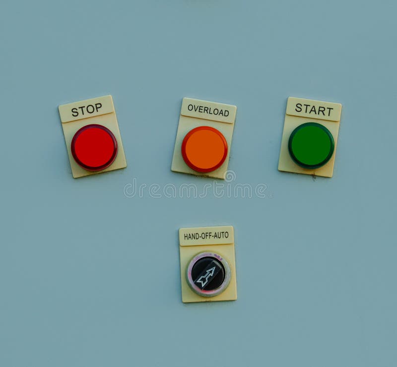 Machine Start Stop stock image. Image of electric, start - 221496157