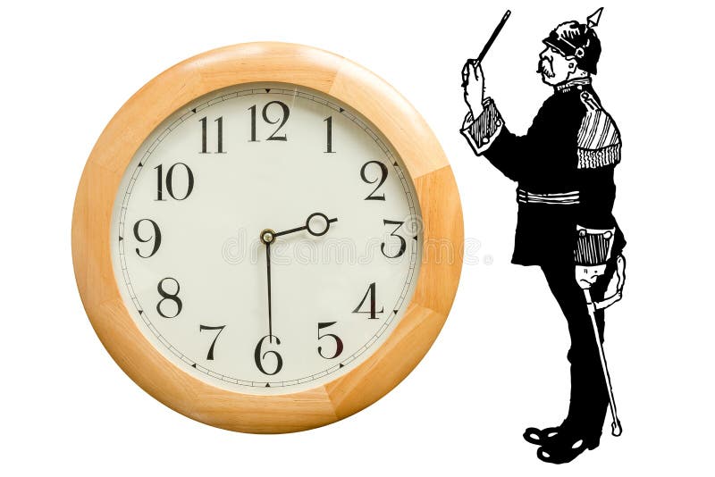 Obeying or Controlling Time Stock Image - Image of time, figure: 42021207