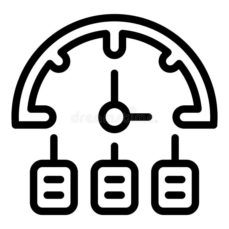 Time Management Icons Set, Cartoon Style Stock Vector - Illustration of ...