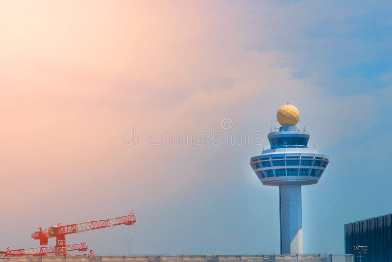 Control tower editorial photo. Image of plane, airplane - 81195841