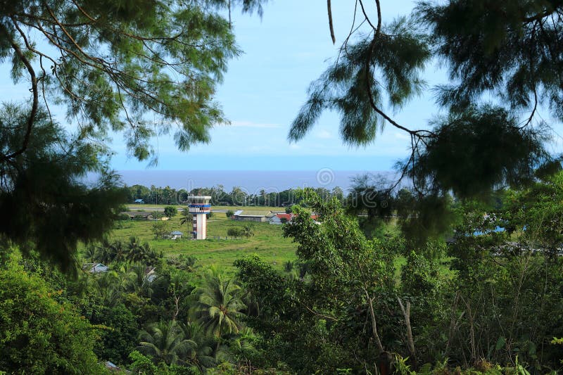 Control Tower of Biak Airport Stock Image - Image of navigation, biak ...