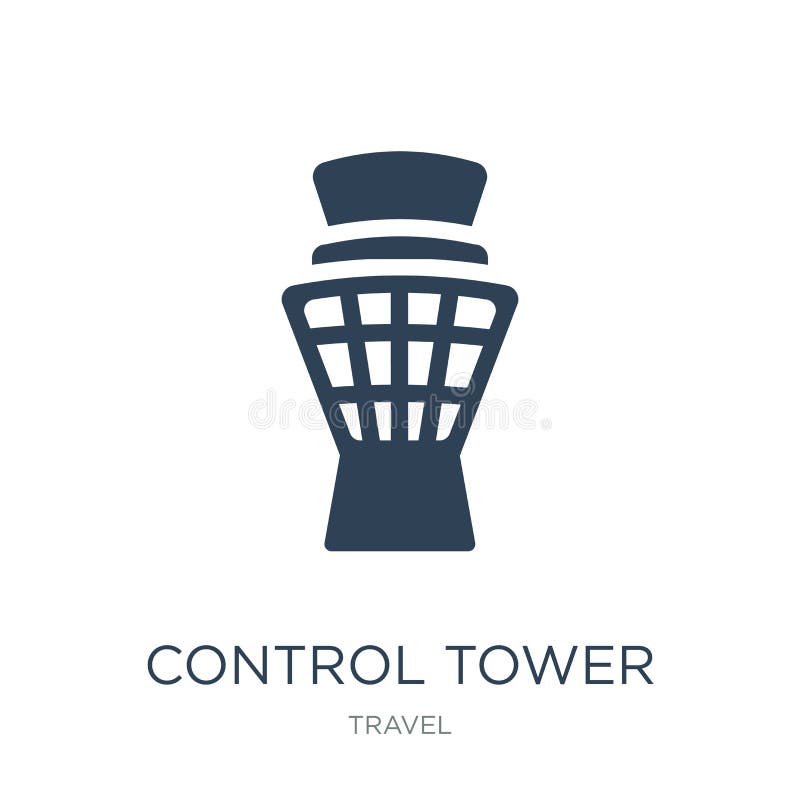 Control Tower Icon in Trendy Design Style. Control Tower Icon Isolated ...