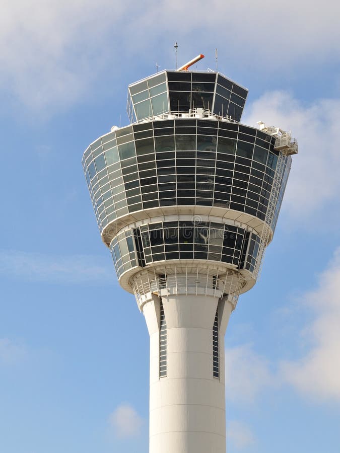 Control Tower at Munich Airport Stock Image - Image of aviation ...