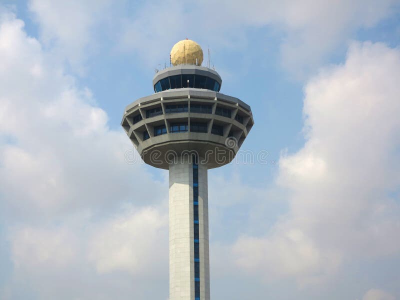 Control Tower stock image. Image of singapore, construction - 45076325