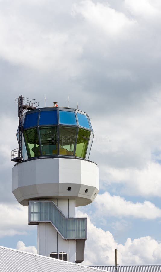 Airport Control Tower stock image. Image of blue, built - 3707613