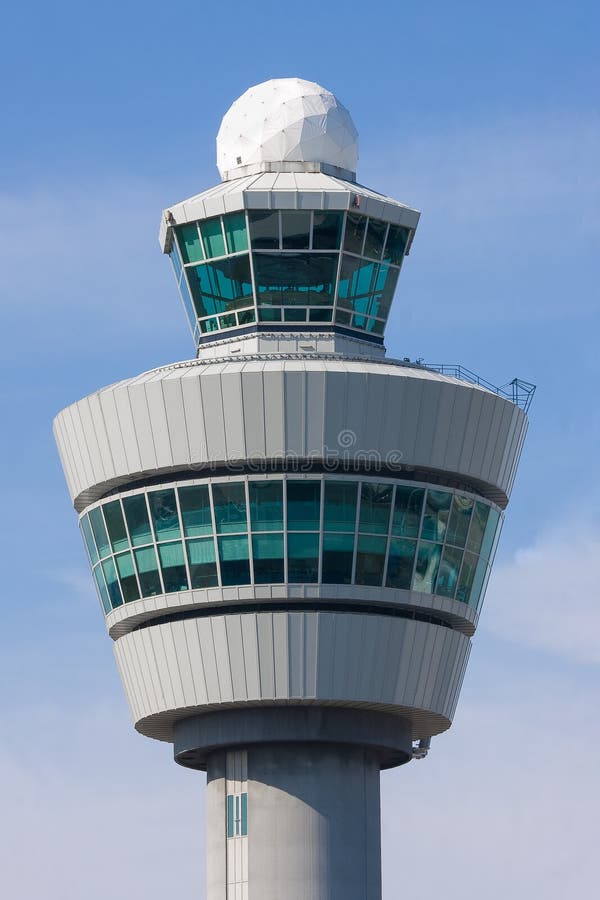 Control Tower at Schiphol Airport, the Netherlands Stock Photo - Image ...