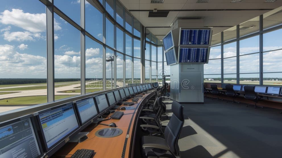 Inside Air Traffic Control Tower Stock Photos - Free & Royalty-Free ...