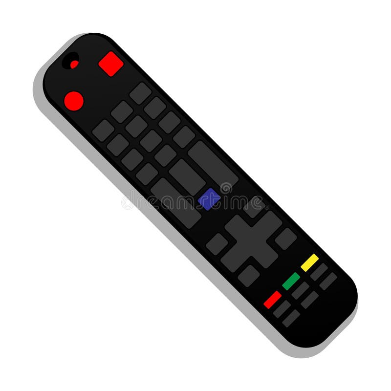 Control TV Panel with Buttons. Remote Control of Electronic Devices ...