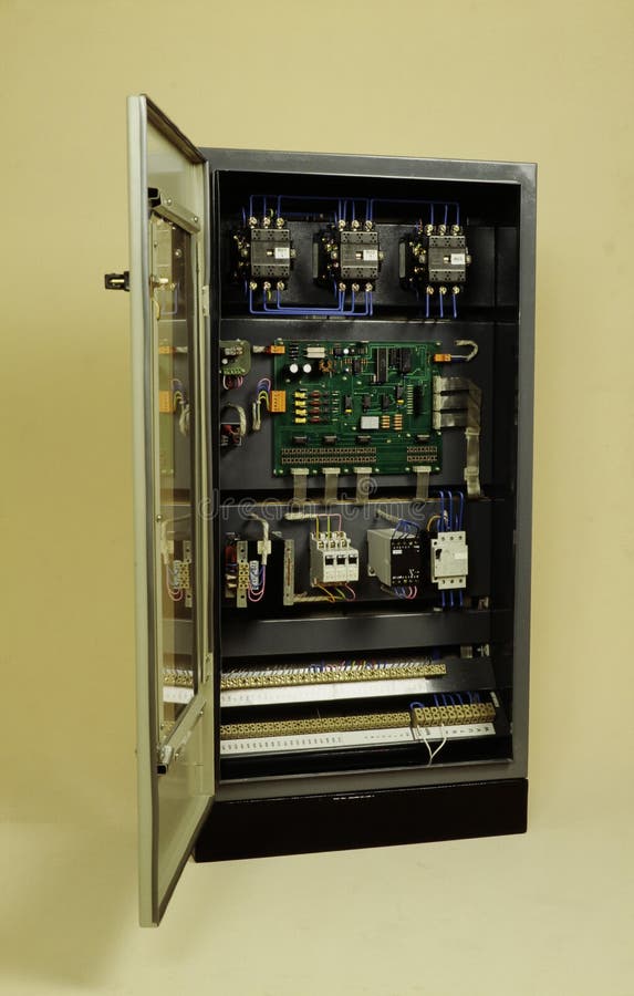 Control Units for Fully Electronic Modern Elevators Stock Photo - Image ...