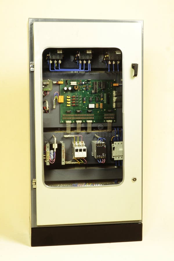 Control Units for Fully Electronic Modern Elevators Stock Photo - Image ...