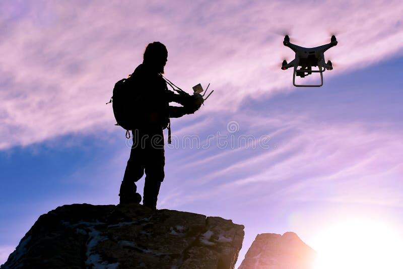 Control an Unmanned Aerial Vehicle Editorial Image - Image of aerial ...