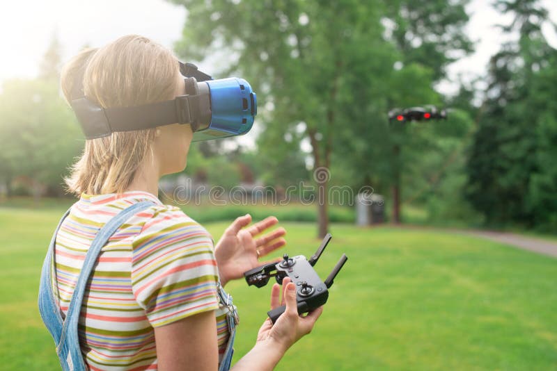 Control Using VR Points in a Quadrocopter in the Park. Concept of New ...