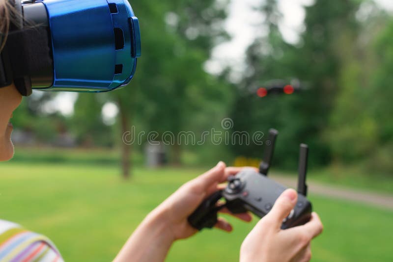 Control Using VR Points in a Quadrocopter in the Park. Concept of New ...