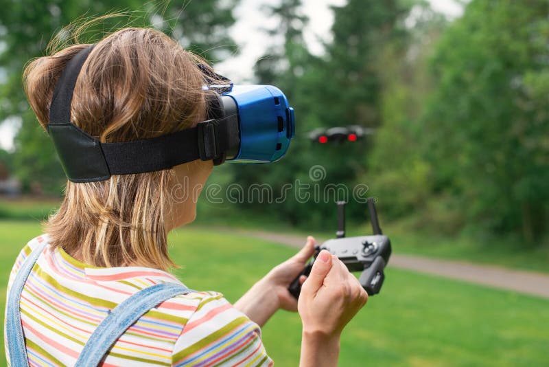 Control Using VR Points in a Quadrocopter in the Park. Concept of New ...