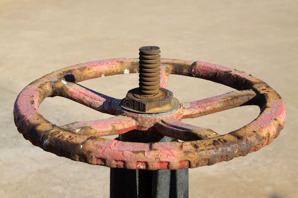 Control valve stock photo. Image of industrial, thread - 216409250